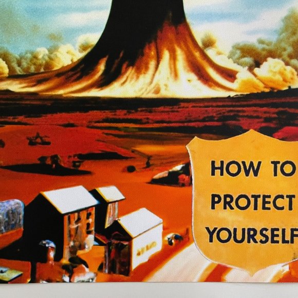 MyEpicDeals | Art | 95s Atomic Bomb Poster Vintage Style Nuclear Blast ...